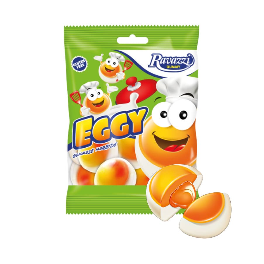 Packaged Gummy Candy Eggy Envelope 90g Ravazzi